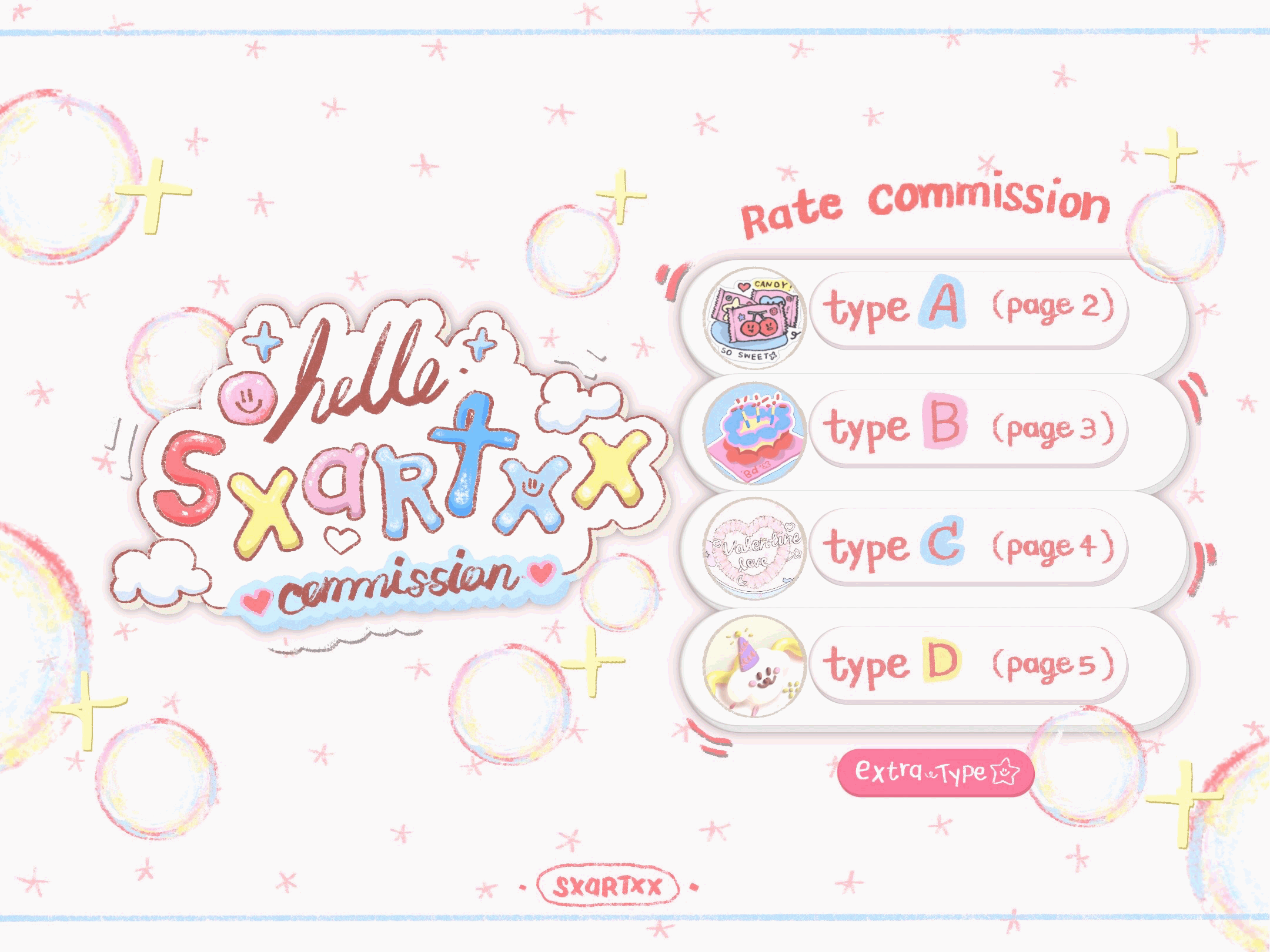 sxx! Commission page